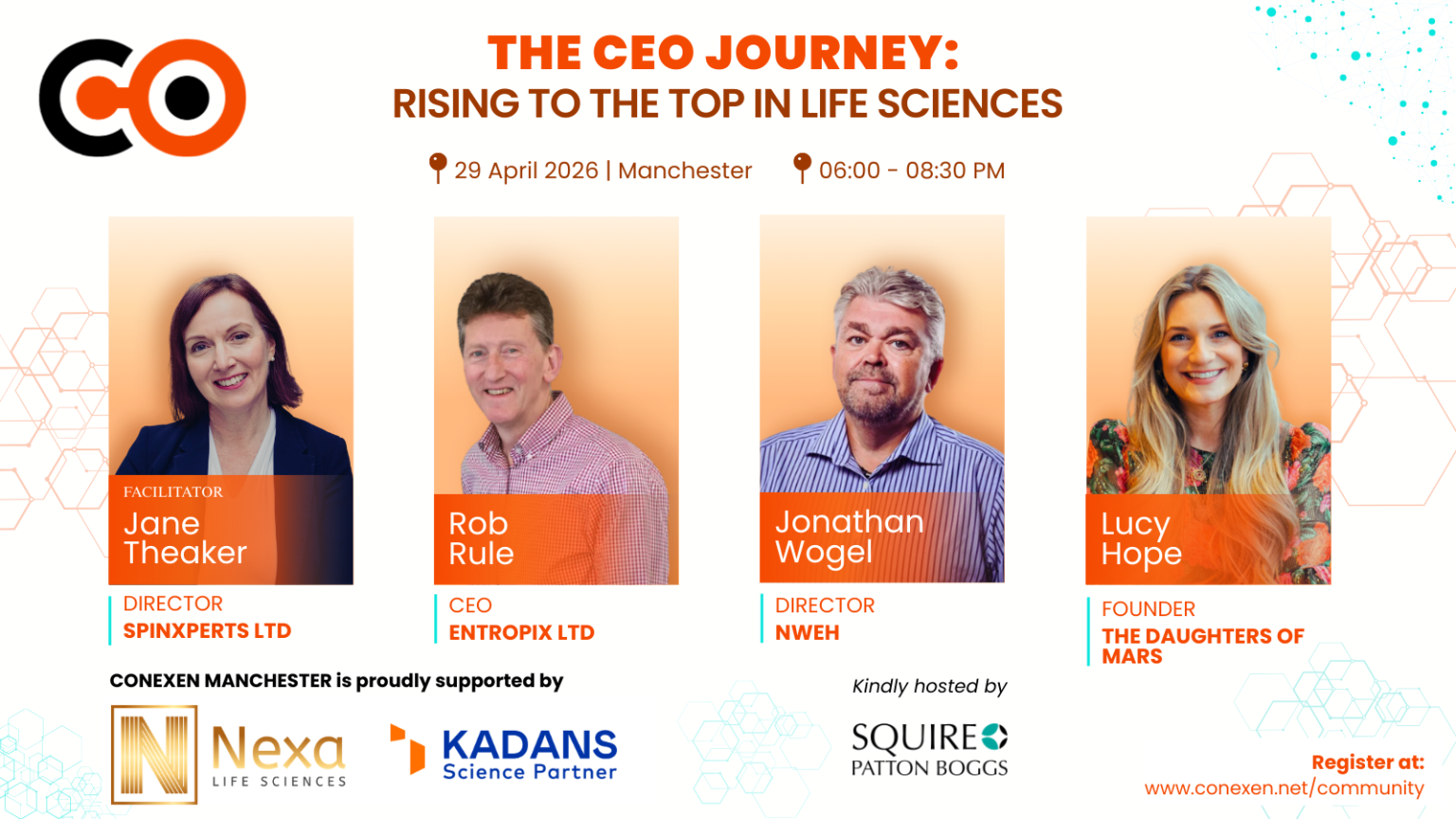 Meet the brilliant minds joining us for our next CONEXEN Manchester ...